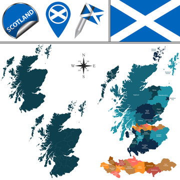 Scotland Regions Map Images – Browse 2,715 Stock Photos, Vectors, and ...