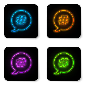 Neon Hashtag Images – Browse 1,442 Stock Photos, Vectors, and Video ...