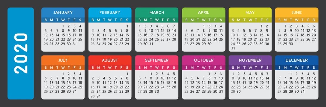 "Calendar 2020" Images – Browse 3,469 Stock Photos, Vectors, and Video ...