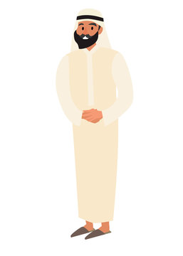 Kuwaiti Man Clipart Image