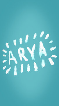 Arya Name Wallpaper