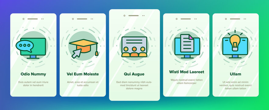 Education Onboarding Screens Images – Browse 15,403 Stock Photos ...