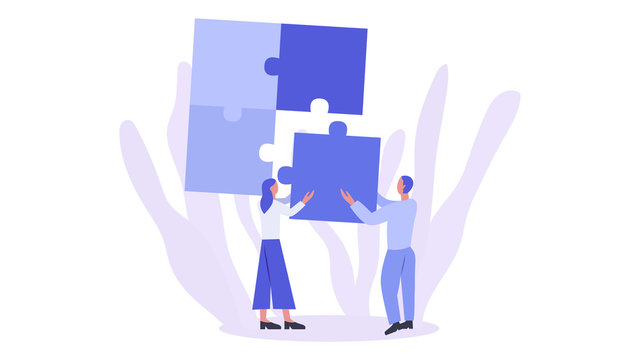 Two People Connect Cartoon Images – Browse 876 Stock Photos, Vectors ...