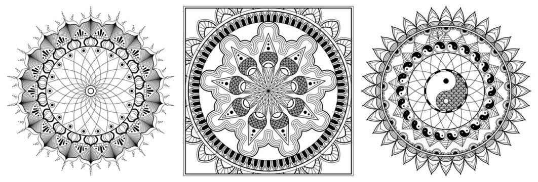 "Template Mandala" Images – Browse 2,525 Stock Photos, Vectors, and ...