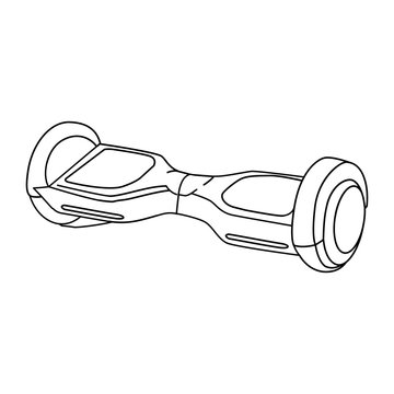 Hoverboard Drawing