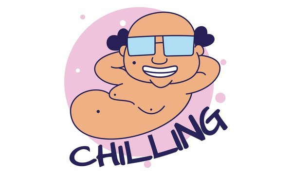 Chill Out Cartoon Images – Browse 1,327 Stock Photos, Vectors, and ...