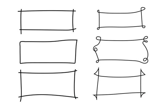 Hand Drawn Rectangle Png
