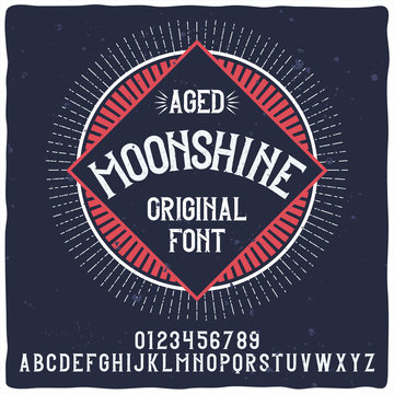 20 BEST Moonshine Font IMAGES, STOCK PHOTOS & VECTORS | Adobe Stock