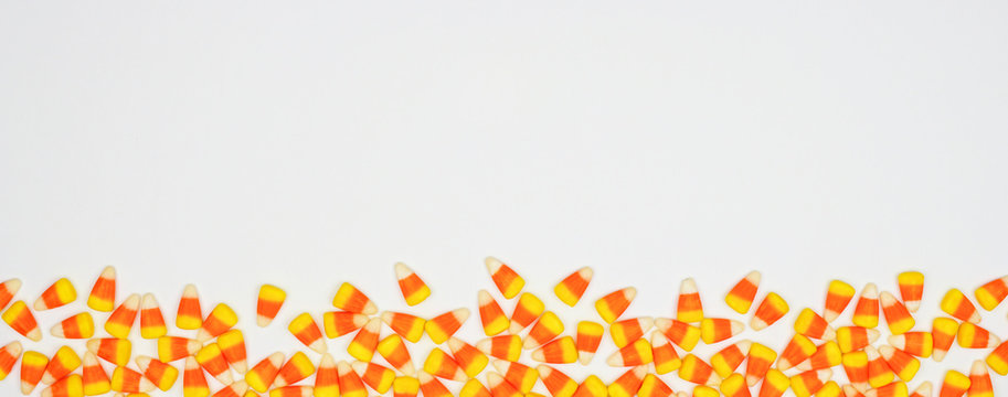 Halloween Candy Corn Border