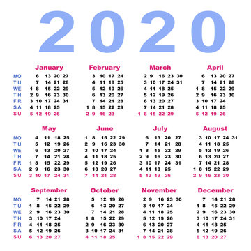"Calendar 2020" Images – Browse 3,473 Stock Photos, Vectors, and Video ...