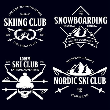 Ski And Snowboard Club Logo Images – Browse 961 Stock Photos, Vectors ...