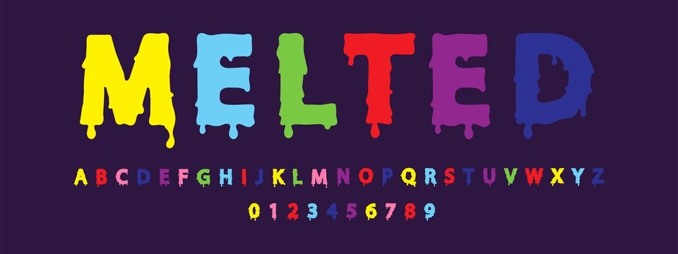 Melting Ice Font