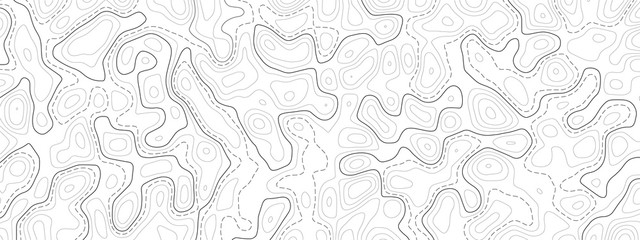 Sewing fabric with Topography map background. Vector geographic contour ...