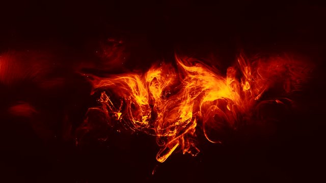 Animated Fire Background