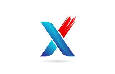 X Azul Logo