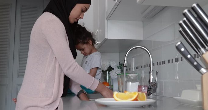 Hijab Muslim Cleaning Images – Browse 17 Stock Photos, Vectors, and ...