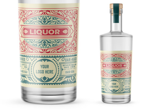 Spirit Bottle Templates – Browse 143 Stock Photos, Vectors, and Video ...