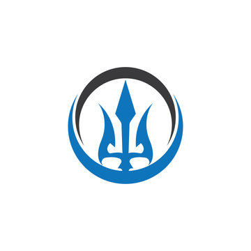 Blue Pitchfork Logo