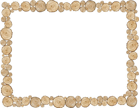 Log Border Clip Art