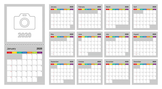 "Calendar 2020" Images – Browse 3,469 Stock Photos, Vectors, and Video ...