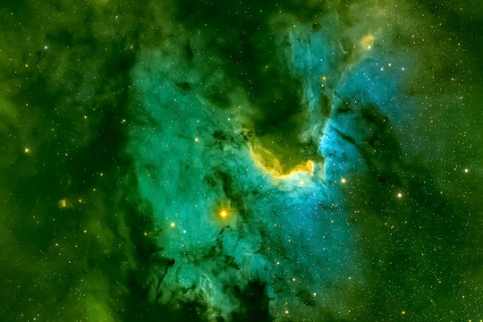 Green Nebula Nasa