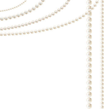 Strand Of Pearls Border