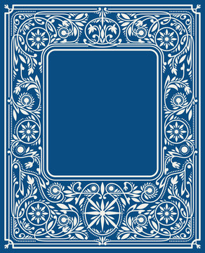 Royal Blue Floral Border Images – Browse 7,829 Stock Photos, Vectors ...