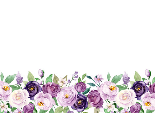 Purple Floral Border Images – Browse 96,925 Stock Photos, Vectors, and ...