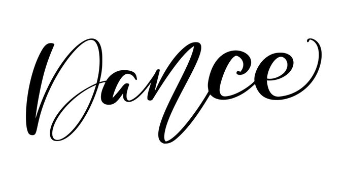 The Word Dance Clip Art