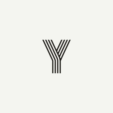 Black Y Logo
