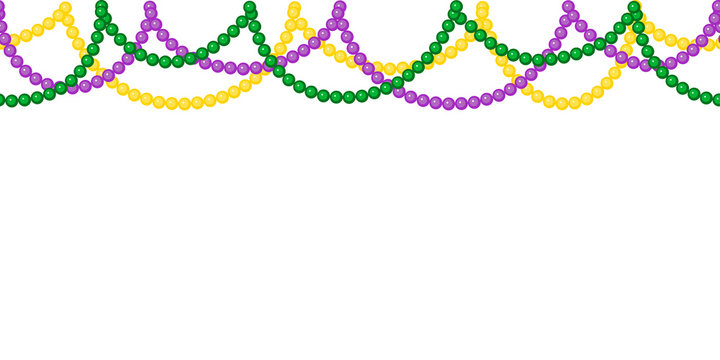 Mardi Gras Beads Border Images – Browse 975 Stock Photos, Vectors, and ...