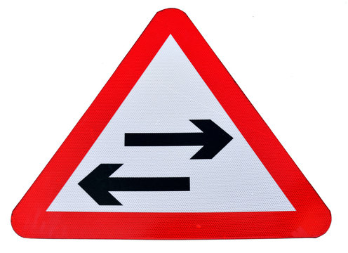 Two Way Road Sign