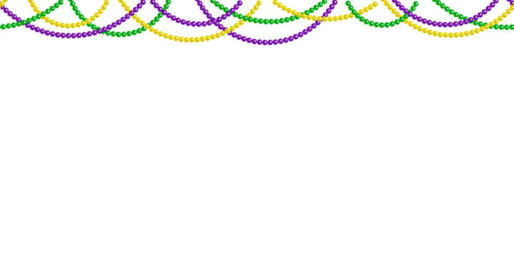 Mardi Gras Beads Border Images – Browse 975 Stock Photos, Vectors, and ...