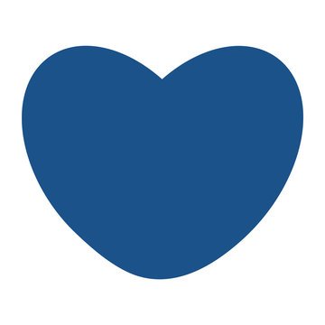 Blue Heart Icon Png