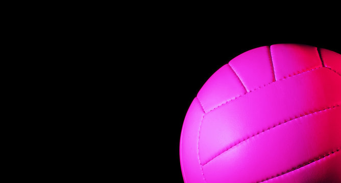 Pink Volleyball Ball Clip Art