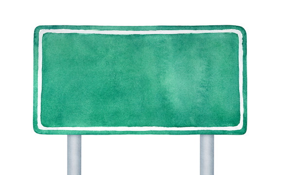 Green Road Sign Clip Art