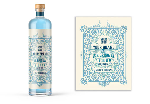 Spirit Bottle Templates – Browse 143 Stock Photos, Vectors, and Video ...