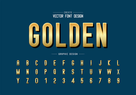 Metallic Gold Font Images – Browse 102,558 Stock Photos, Vectors, and ...