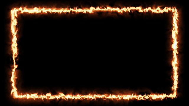 fire theme border design