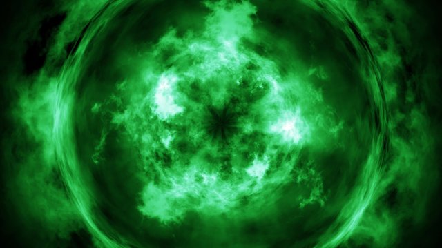 Green Explosion Background