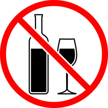 No Drinking Alcohol Sign