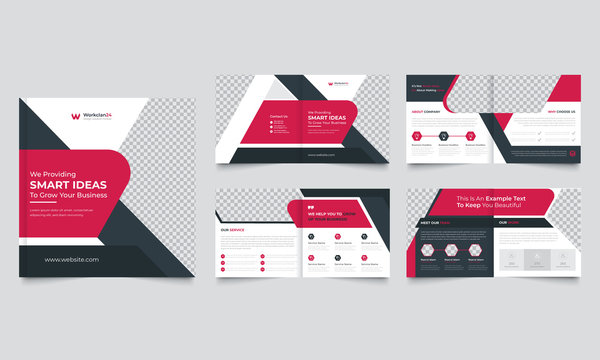 Company Profile Template Red Images – Browse 3,863 Stock Photos ...