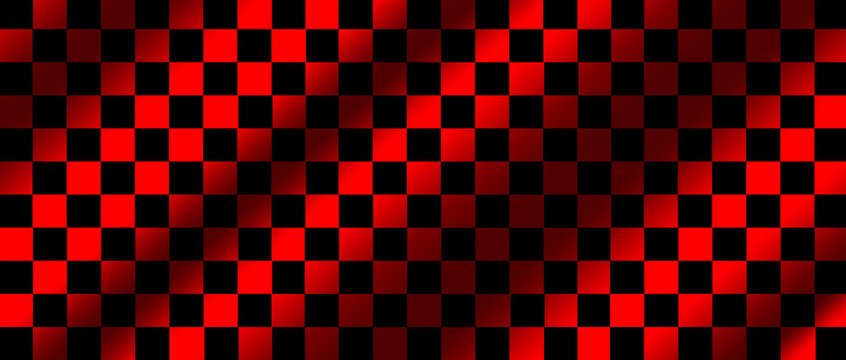 Black And Red Checkered Background