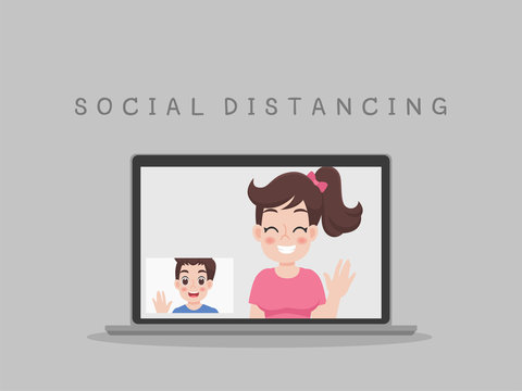 Social Distance Cartoon Images – Browse 25,290 Stock Photos, Vectors ...