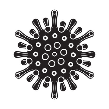 Virus Clipart Black And White