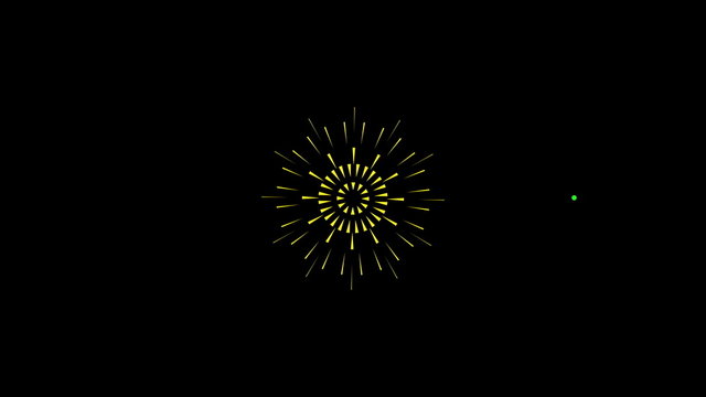 Flash Animated Fireworks