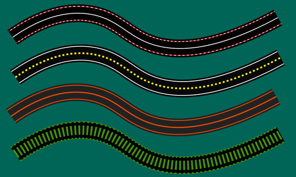 Horizontal Road Graphic