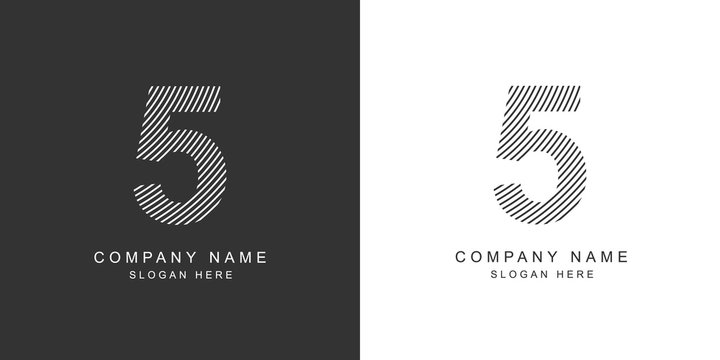 Number 5 Logo