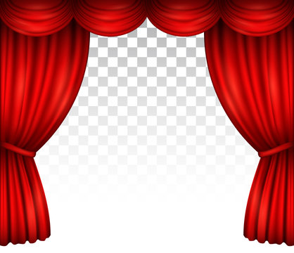 Hollywood Red Curtain Clip Art