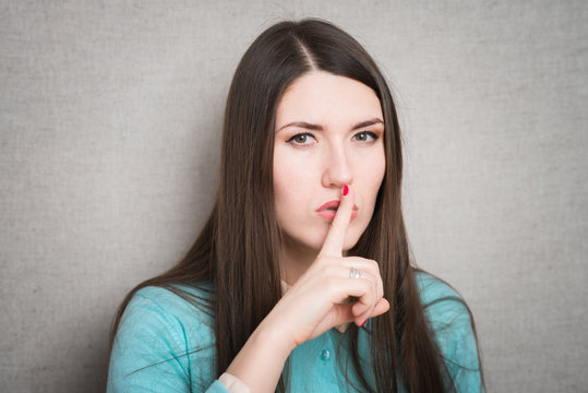 Young White Woman Shh Images – Browse 7,661 Stock Photos, Vectors, and ...